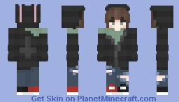 dark bunny boi Minecraft Skin