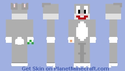 Bugs Bunny Minecraft Skin