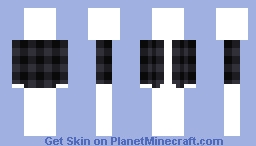 Checkered Black Minecraft Skin