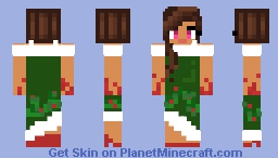 Spruce Forest Queen Minecraft Skin