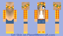 Harvest Girl Minecraft Skin