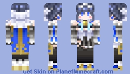 kronii Minecraft Skin