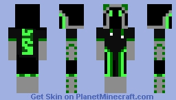 Green knight masked Minecraft Skin