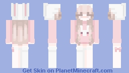 Cute bunny girl Minecraft Skin