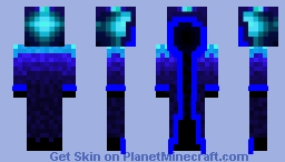 Fallen5024 blue cloaked skin Minecraft Skin