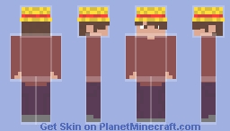 Straw Hat (White Air) Minecraft Skin