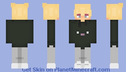 cat hoodie Minecraft Skin