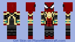 Spider-Man integrated suit Minecraft Skin