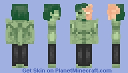 Green Man (docm77) REAL. Minecraft Skin