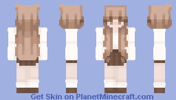 brown/white/beige Minecraft Skin