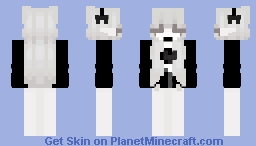 black heart Minecraft Skin