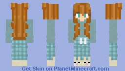 PJs and bunny slippers Minecraft Skin