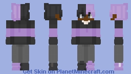 black and white vlone Minecraft Skin