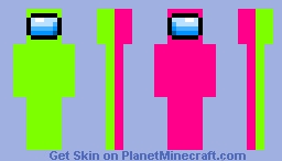 Double Crewmate Minecraft Skin