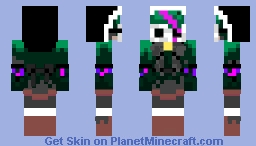 Skulk Infection Minecraft Skin
