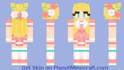 School Girl Rose Minecraft Skin