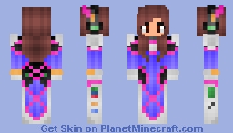 Power girl Minecraft Skin
