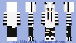 White demon Minecraft Skin