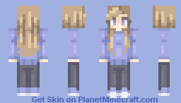 periwinkle Minecraft Skin