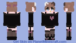 femboy brown Minecraft Skin