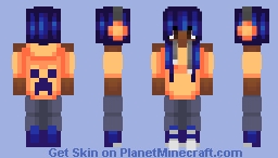 Tangerine Sundress Minecraft Skin