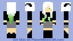 agent demon girl Minecraft Skin