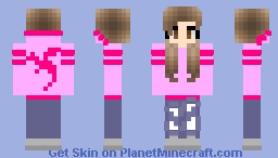 Pink Dragon Hoodie Minecraft Skin
