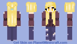 Blonde girl Minecraft Skin