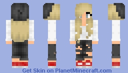 Ripped Jeans Girl Minecraft Skin