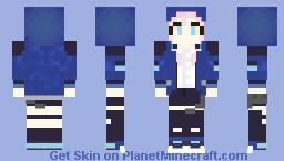 Blue Poison Arknights Minecraft Skin