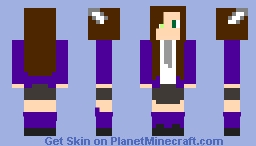 Alpha school girl Minecraft Skin