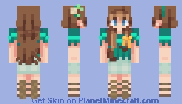 Pearlescent Moon MCC23 Cyan Coyotes Minecraft Skin