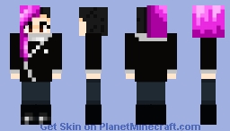 Punky Undercut With Leather Jacket Minecraft Skin