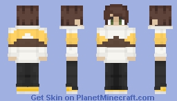 Yellow & Brown Turtleneck Design Minecraft Skin