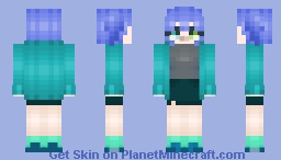 Cyan Minecraft Skin