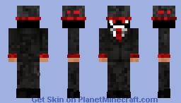mystery man red Minecraft Skin