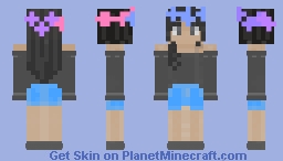 Flower crown gloom Minecraft Skin