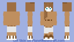 cute brown Minecraft Skin