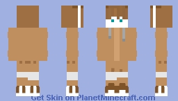 cute brown Minecraft Skin