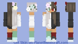 half angel half devil Minecraft Skin