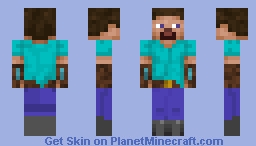 Upgraded Steve Minecraft Skin