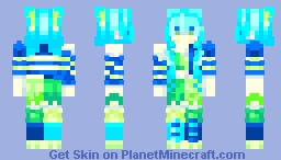 Ocean at night Minecraft Skin