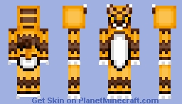 Bee Colored Cat Minecraft Skin