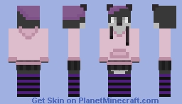 Purple the fox Minecraft Skin