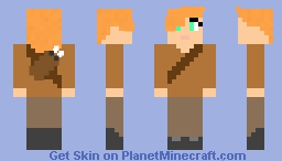 Transfem With Flower Crown Minecraft Skin