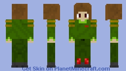 Female Space Desk Assistant Minecraft Skin