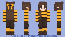 bee girl Minecraft Skin