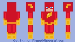The Flash - Barry Allen Minecraft Skin