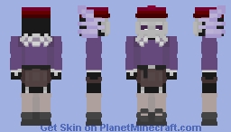 skeleton axolotl merling Minecraft Skin
