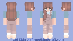 blue overalls (fixed) Minecraft Skin